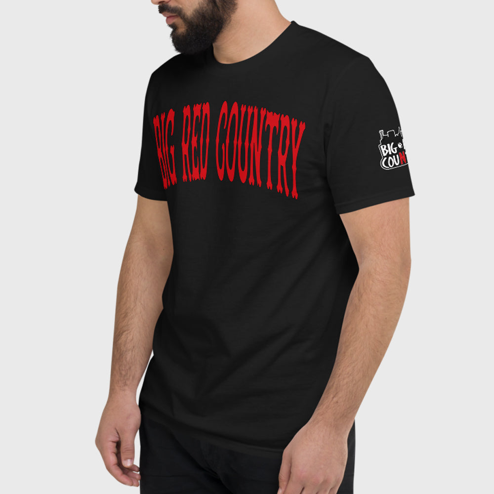 BRC Varsity T-Shirt (Black) – This is Big Red Country