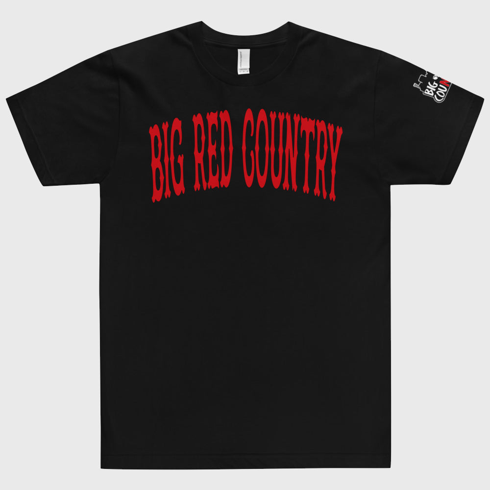 BRC Varsity T-Shirt (Black) – This is Big Red Country